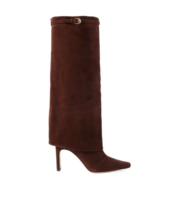 Staud Wally Buckle Knee-high Boots - Brown