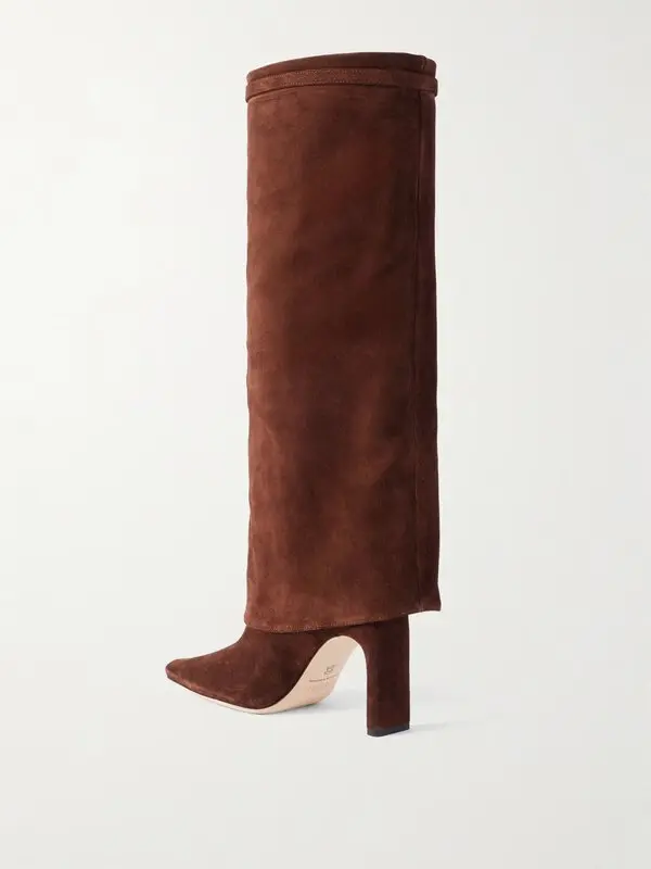 Staud Wally Buckle Knee-high Boots - Brown