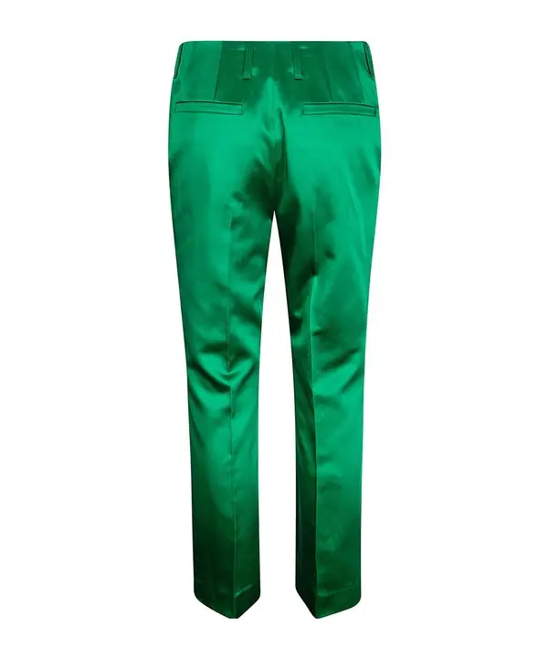 Dries Van Noten Cropped Flared Pants - Green