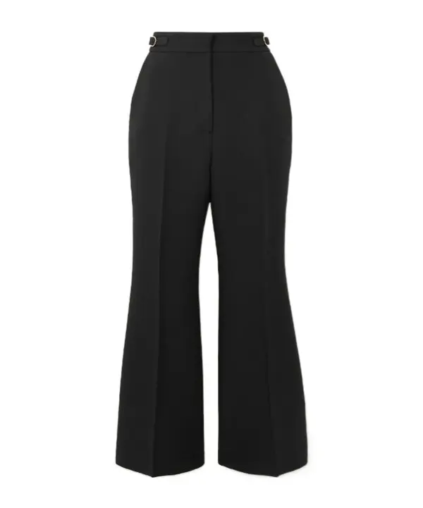 Gabriela Hearst Wool And Silk-blend Flared Pants
