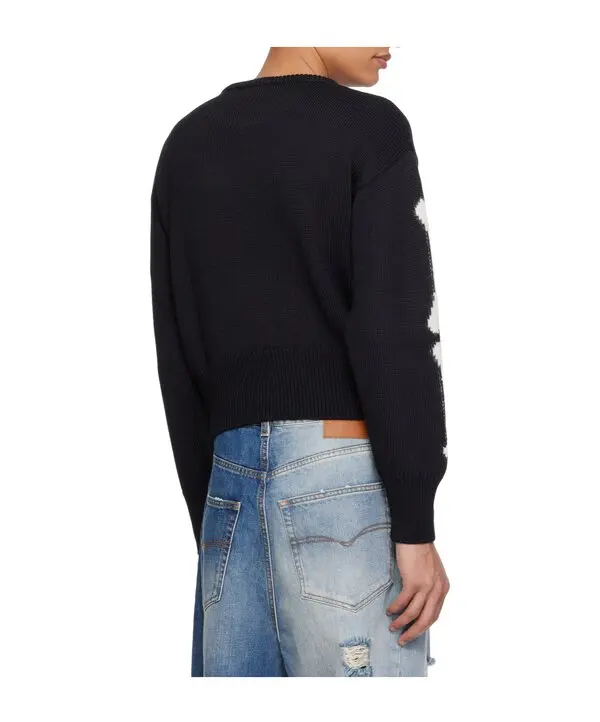 Vaquera Skeleton Jacquard Knit Sweater