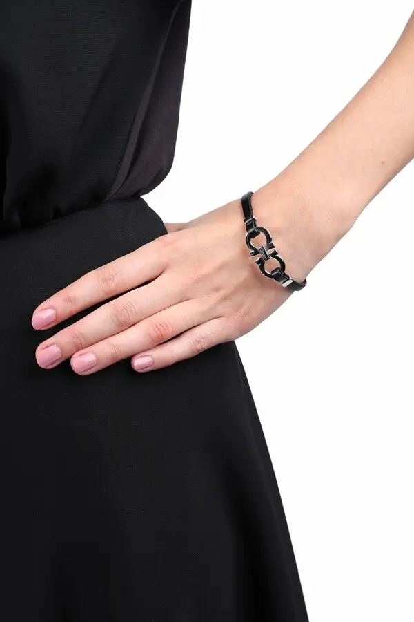 FERRAGAMO Gancini Logo Detail Bracelet