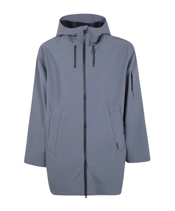 Rains Suva Vision Softshell Hooded Raincoat - Gray