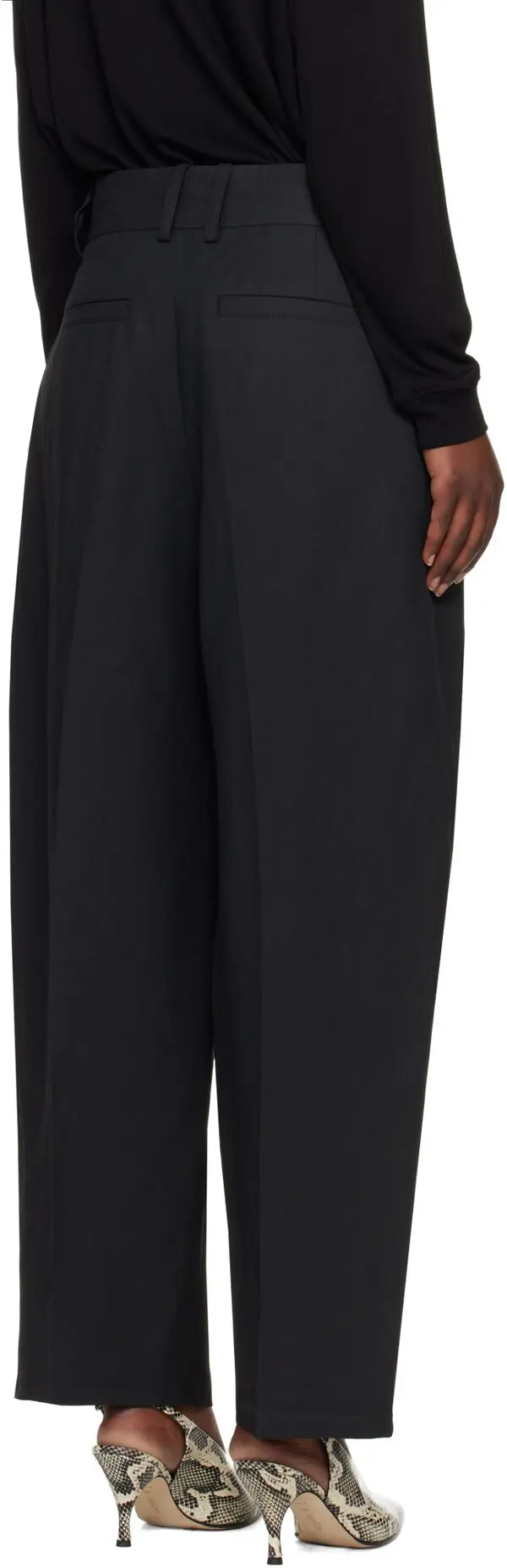 Studio Nicholson Belted Wide-leg Trousers