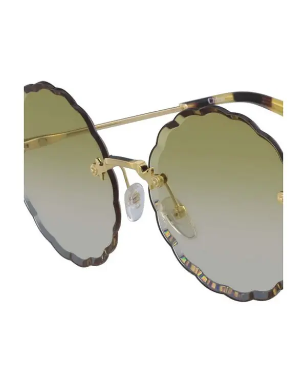 Chloé Rosie Petite Flower Sunglasses - Gray