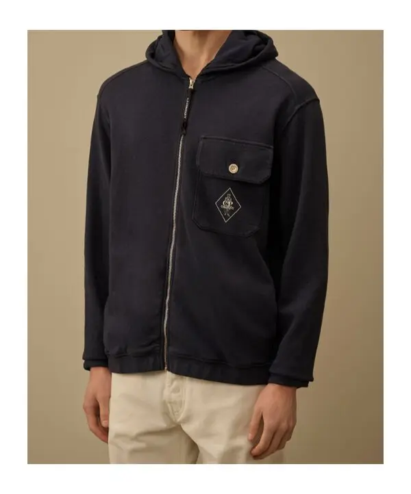 C.P. COMPANY Zip-fastening Hooded Sweatshirt
