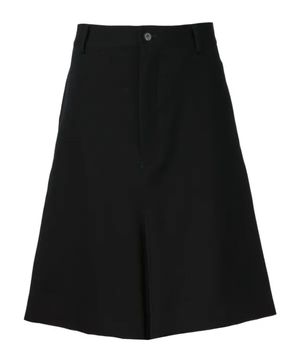 Comme Des Garçons Wide-leg Shorts - Black
