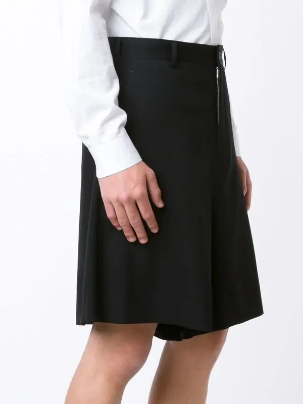 Comme Des Garçons Wide-leg Shorts - Black