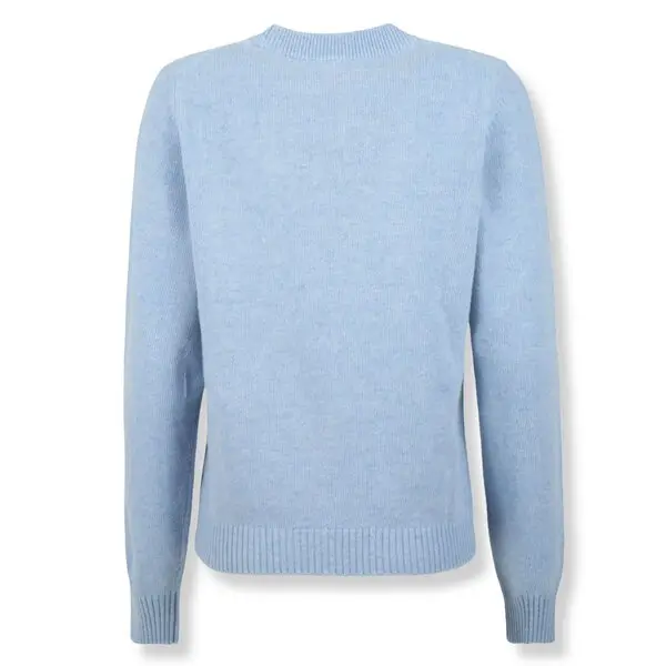 GANNI Graphic Bear Knitted Sweater - Blue