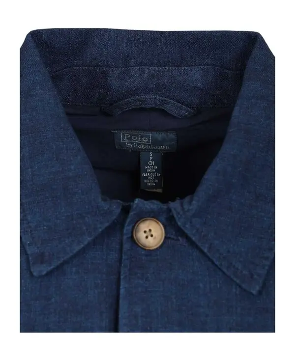 Polo Ralph Lauren Delavé Linen Single-breasted Jacket - Blue
