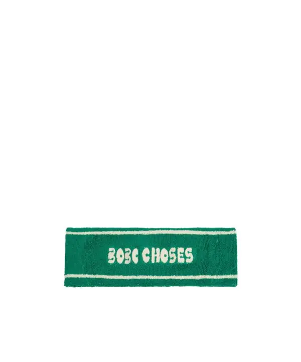 BOBO CHOSES Logo Terry Headband - Green