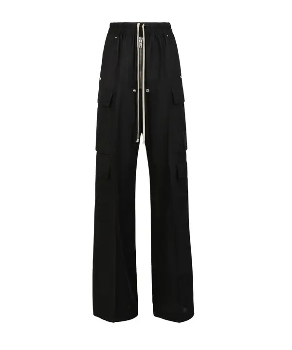 Rick Owens Wide-leg Cargo Pants - Black