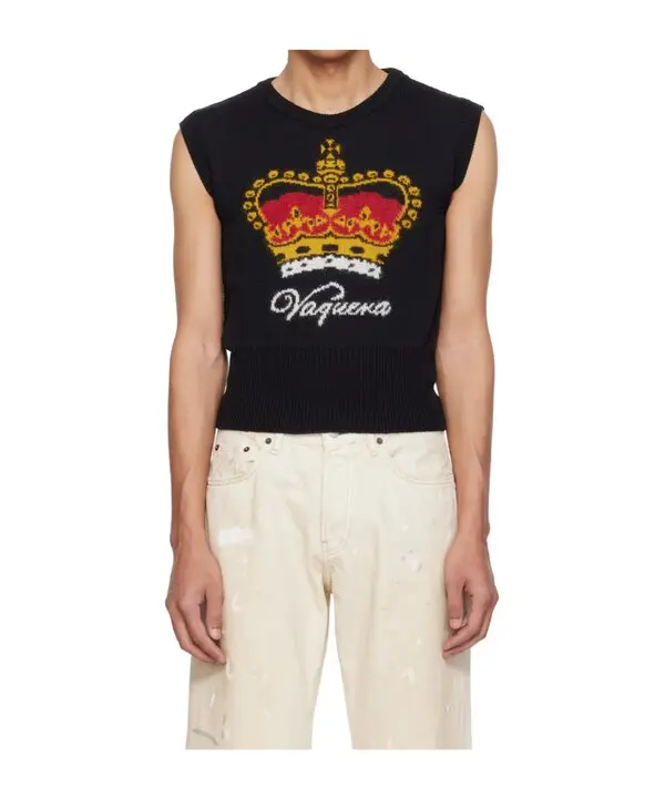 Vaquera Knitted Crown Vest