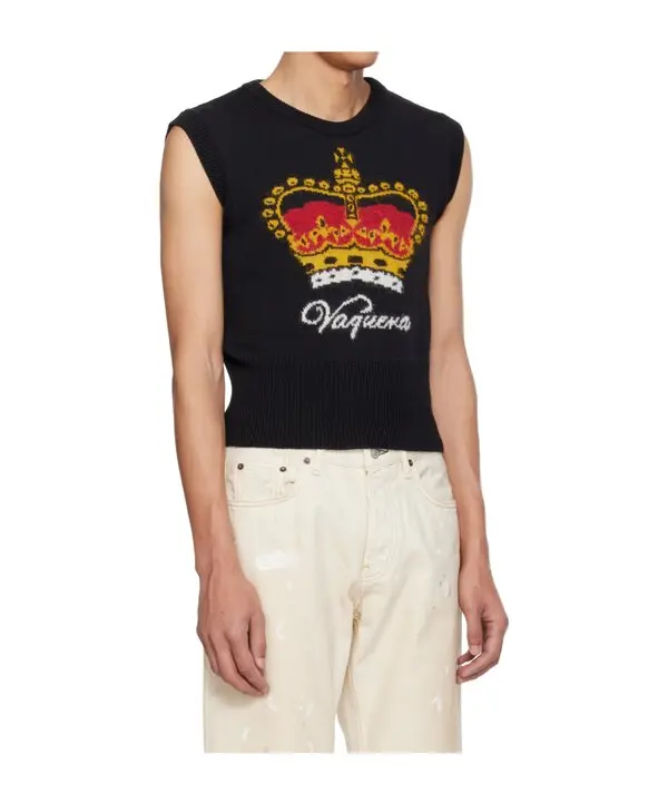 Vaquera Knitted Crown Vest