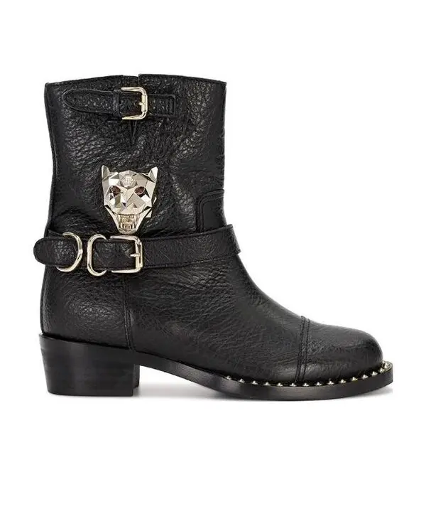 Philipp Plein Logo Booties