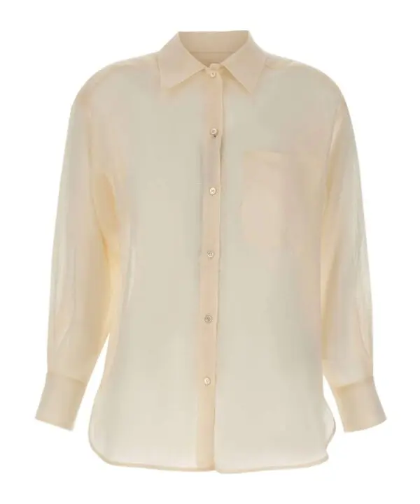 Marella Long Sleeve Shirt - Nude