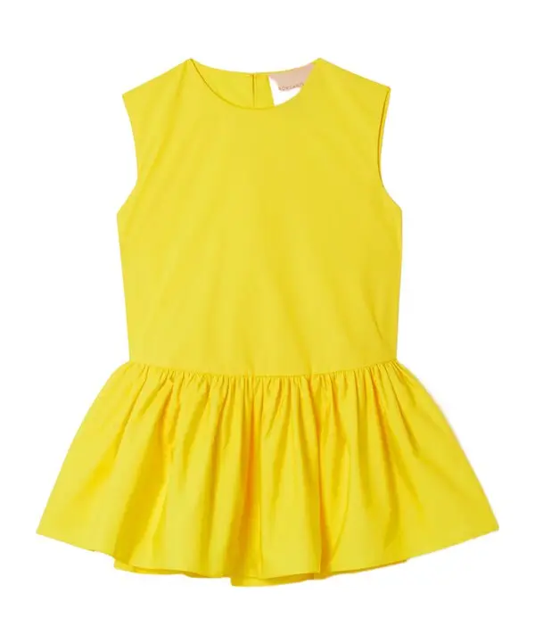 ROKSANDA Ruffled Peplum Cotton Top