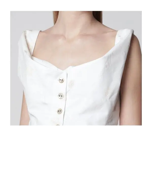 VIVIENNE WESTWOOD Sleeveless Floral Vest