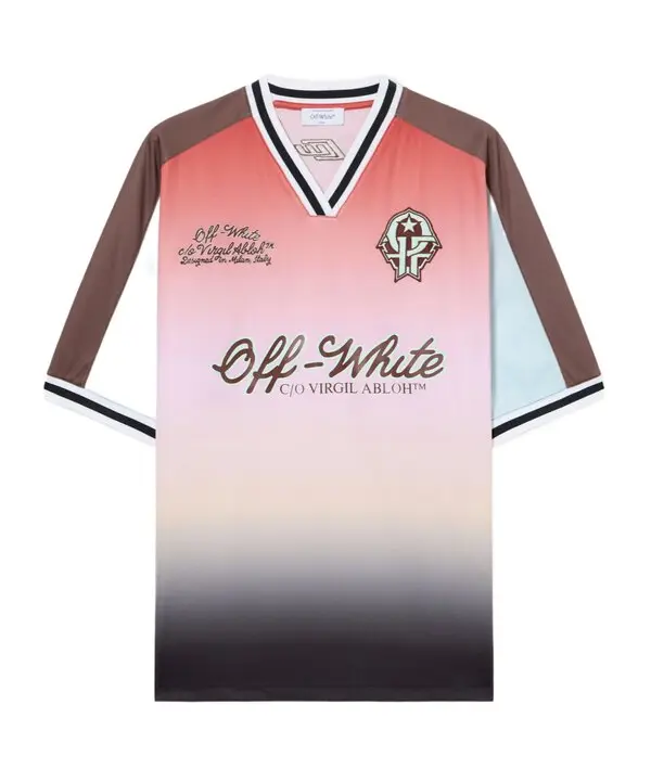 Off-White Soccer V-neck T-shirt - Multicolor