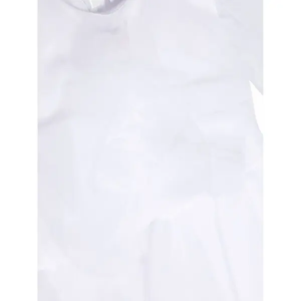 Monnalisa Ruffled Crewneck Dress