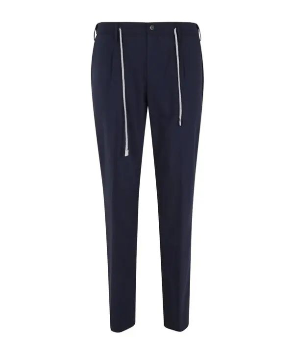 Eleventy Drawstring Tapered Leg Trousers