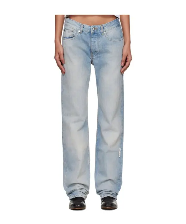 Off-White Straight Leg Jeans