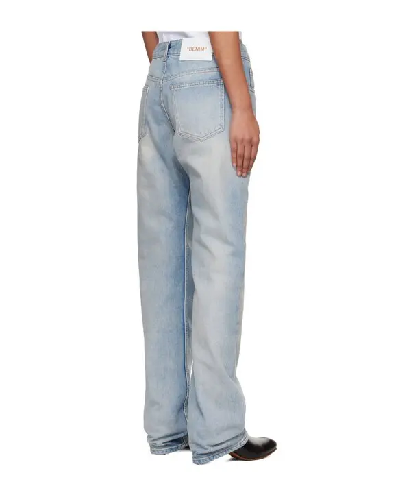 Off-White Straight Leg Jeans