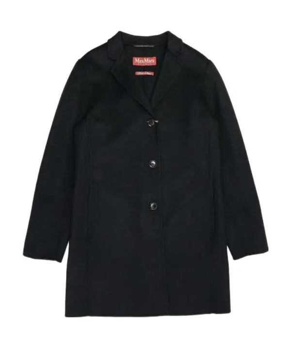 Max Mara Single-breasted Coat - Black