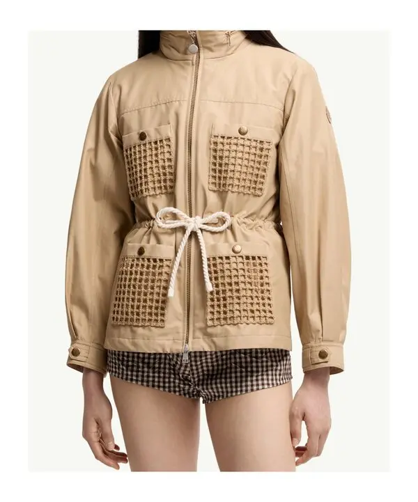 Moncler Bougain Twill Hooded Jacket