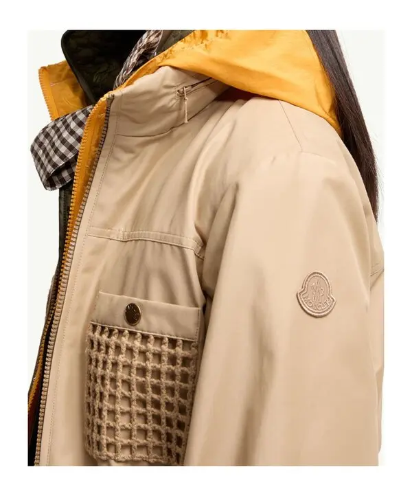 Moncler Bougain Twill Hooded Jacket