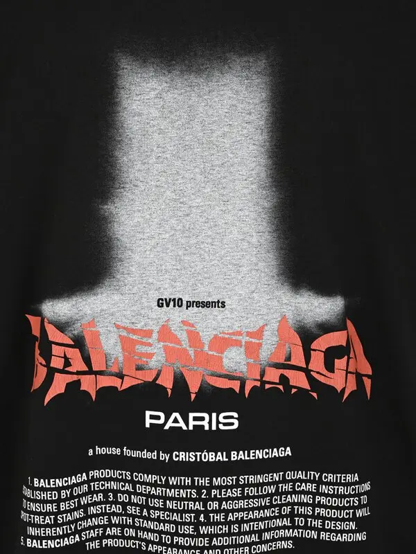 Balenciaga The Door Oversized T-shirt - Black