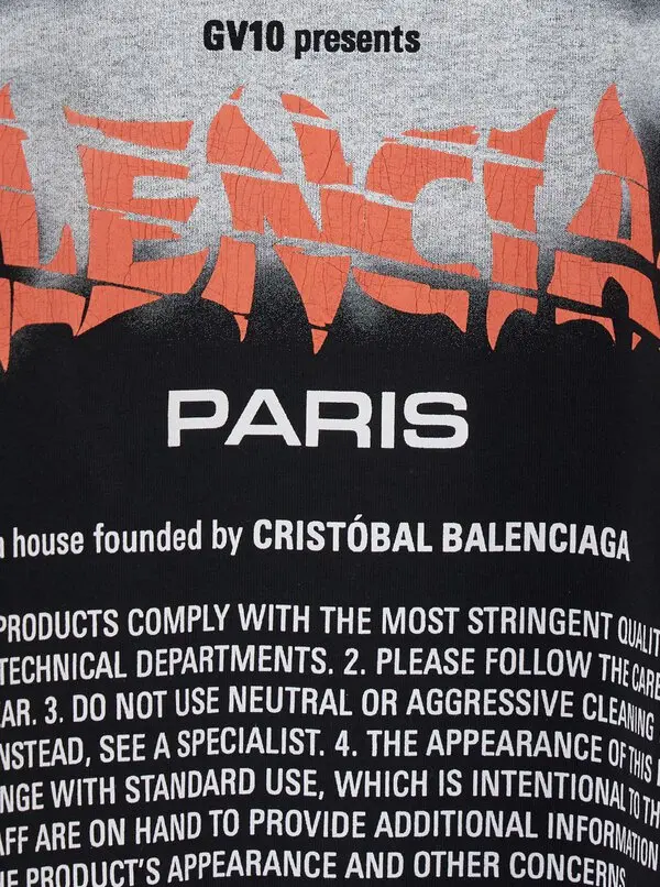 Balenciaga The Door Oversized T-shirt - Black