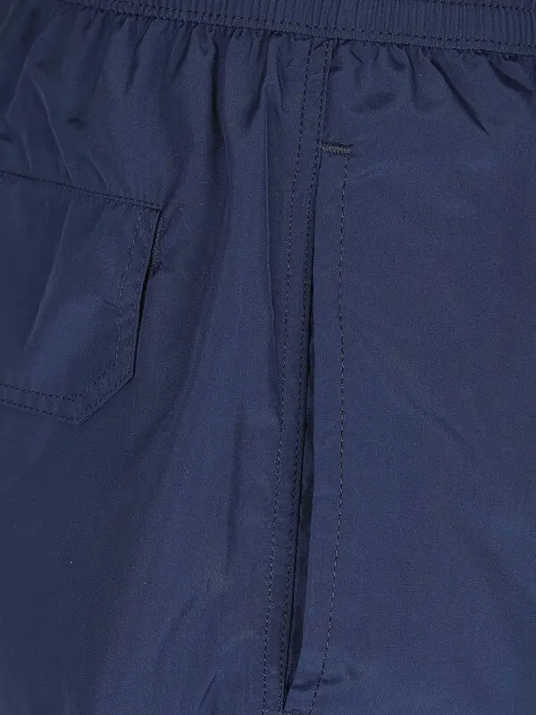 Eleventy Club Drawstring Swim Shorts - Blue