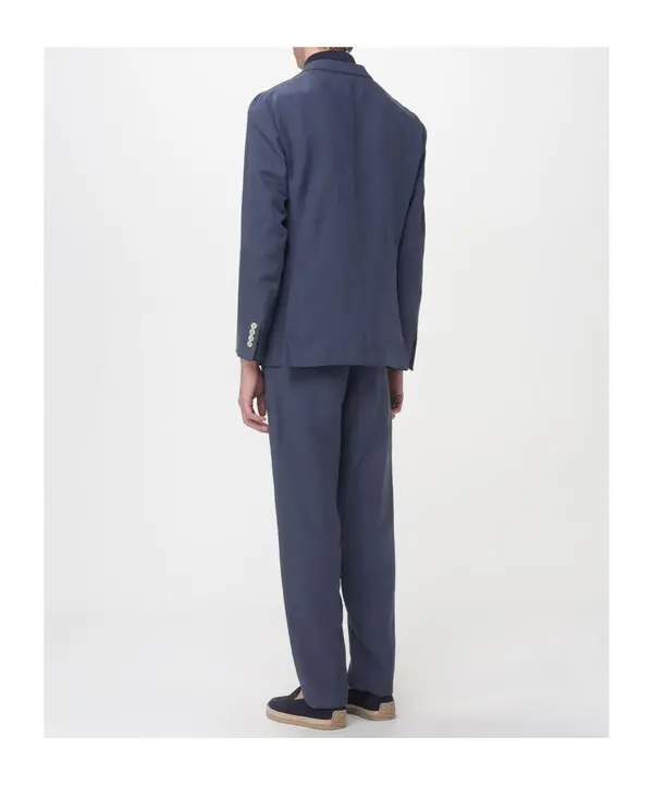 Eleventy Button Single-breasted Blazer - Blue