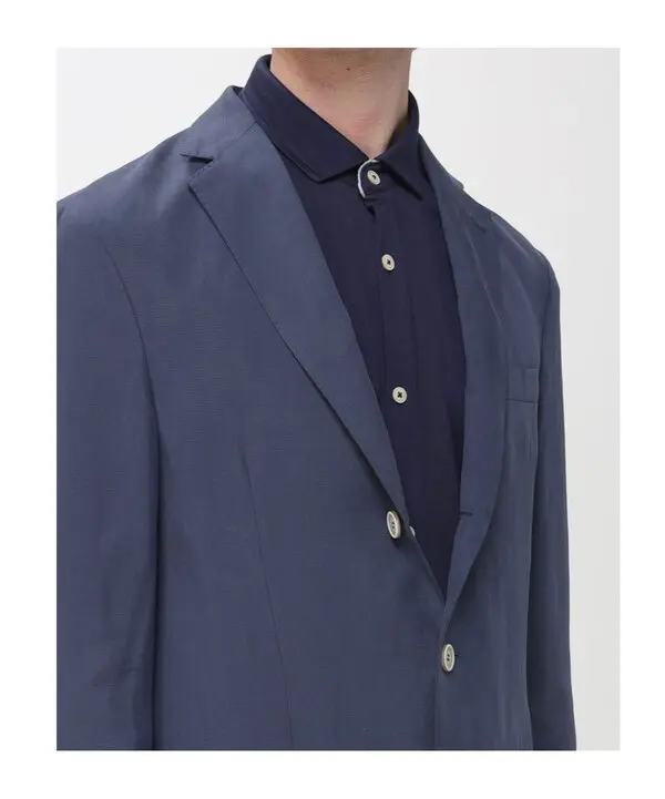 Eleventy Button Single-breasted Blazer - Blue