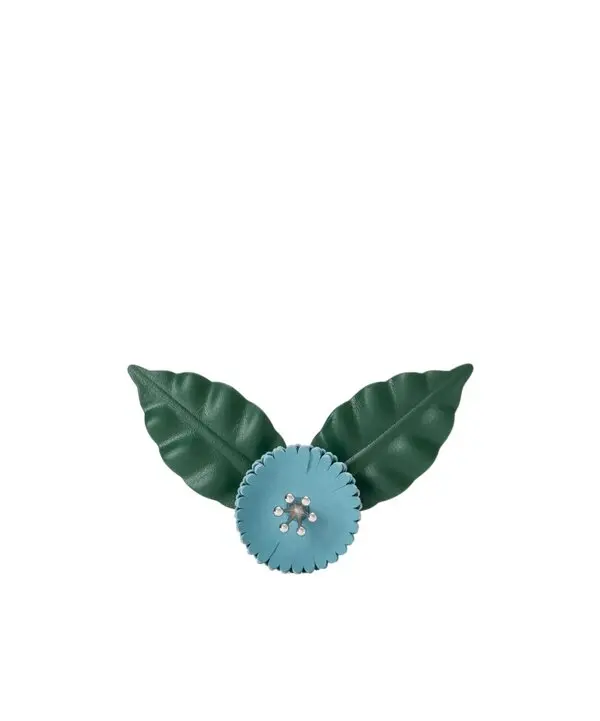 Loewe Layered Flower Brooch - Blue