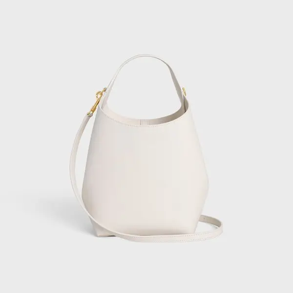 Celine Small Hobo Bag In Supple Smooth Calfskin - Rice