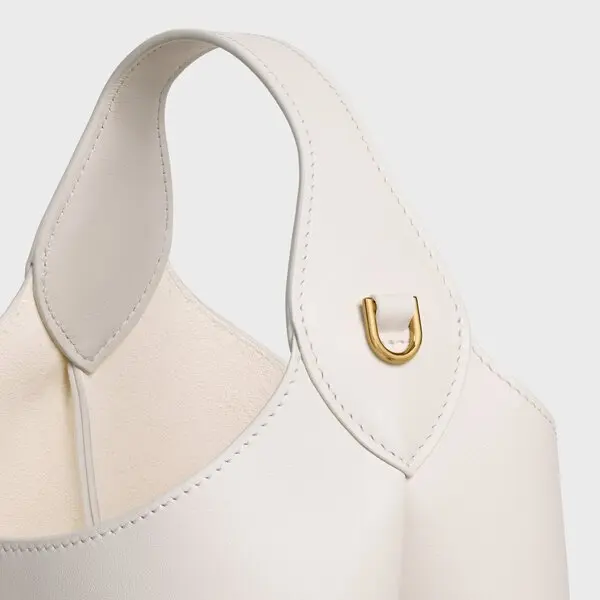Celine Small Hobo Bag In Supple Smooth Calfskin - Rice