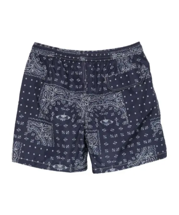 Eleventy Paisley Patterned Swim Trunks - Blue