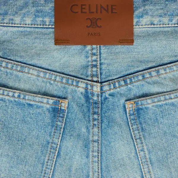 Celine Cotton Denim Shorts