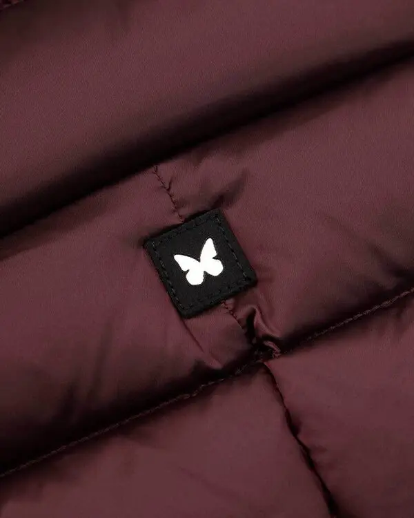 Max Mara Quilted Down Jacket With Belt