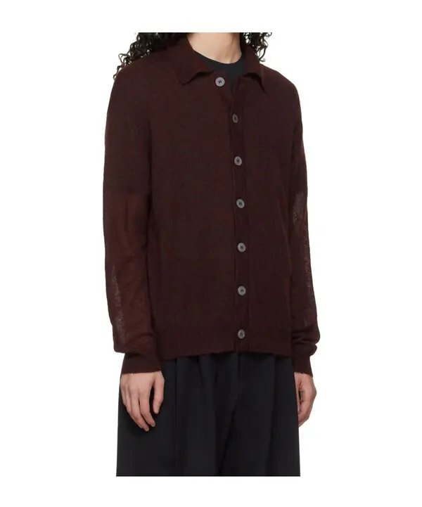 Studio Nicholson Long Sleeve Buttoned Knitwear