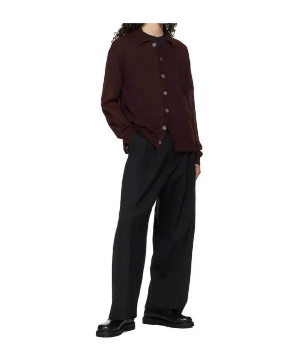 Studio Nicholson Long Sleeve Buttoned Knitwear