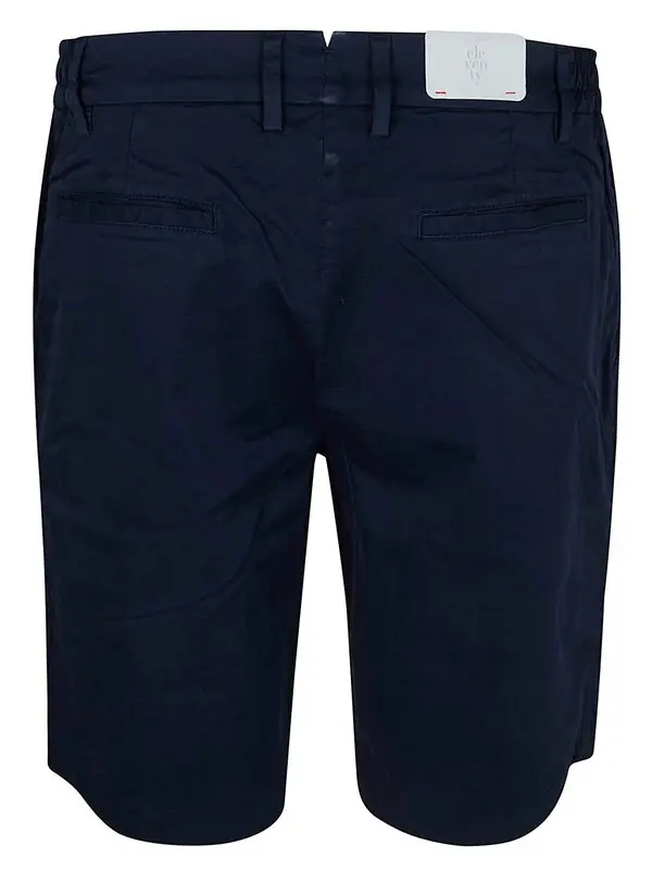 Eleventy Wide Leg Shorts - Blue