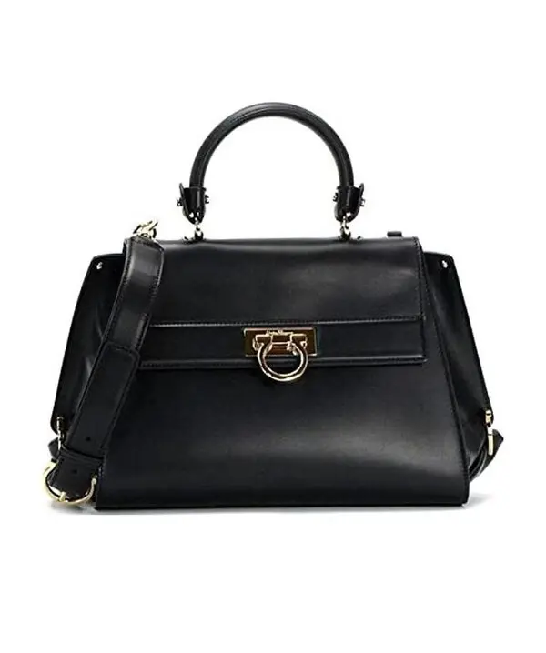 FERRAGAMO Gancini Flip Shoulder Bag