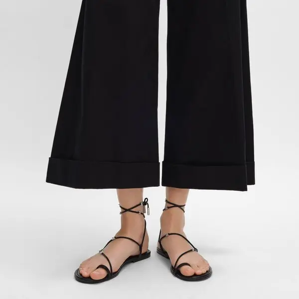 Celine Spiral Sandals In Lambskin
