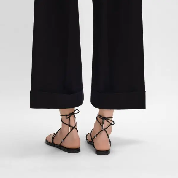 Celine Spiral Sandals In Lambskin