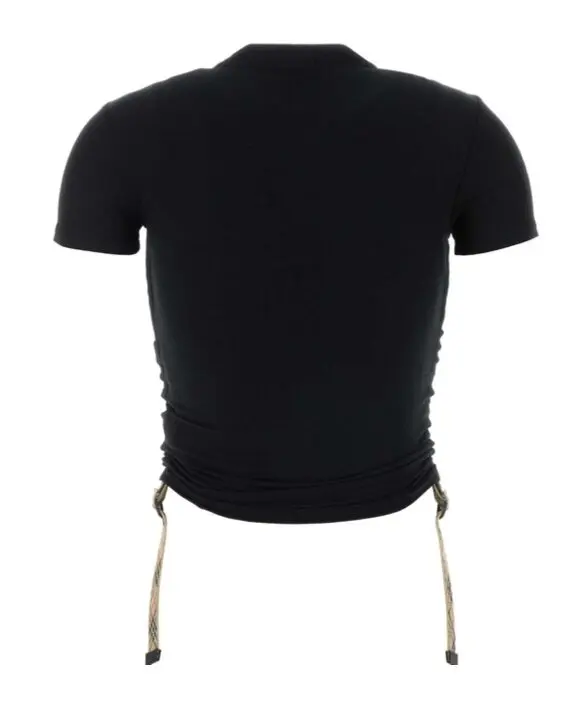 Burberry Avery Drawstring T-shirt - Black