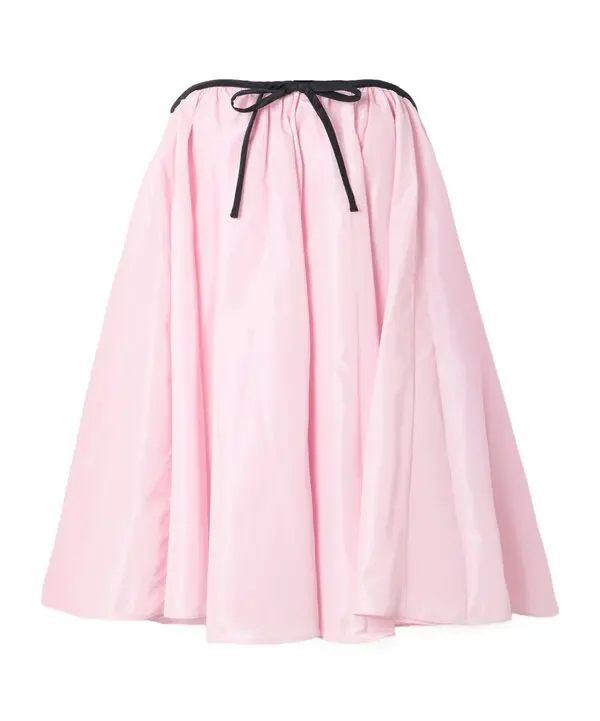 Staud Sofia Bow-decorated Mini Dress - Pale Pink
