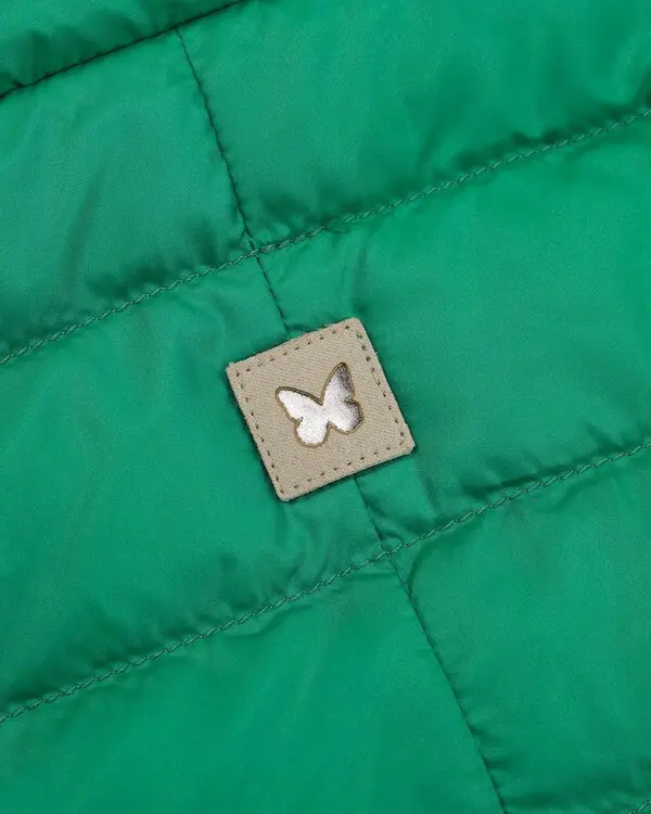 Max Mara Hooded Quilted Down Jacket With Drawstring Waist - Green